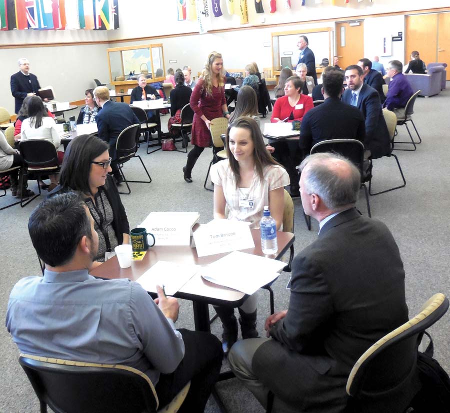 Northern Michigan University teaching students to participate in mock ...